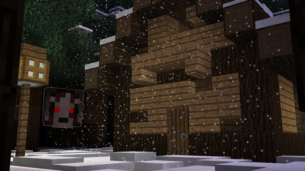 Minecraft Blizzard Lurker Spooky Winter Time - YouTube