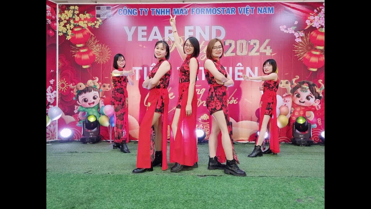 TÁI SINH - Nhóm nhảy khối văn phòng - CTY TNHH MAY FORMOSTAR VN - YouTube