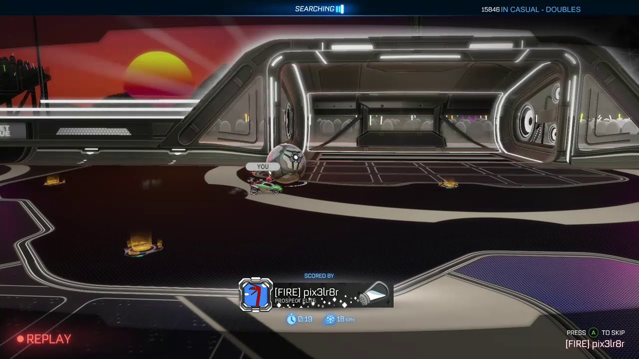 Rocket league Neon Fields goals tik tok - YouTube