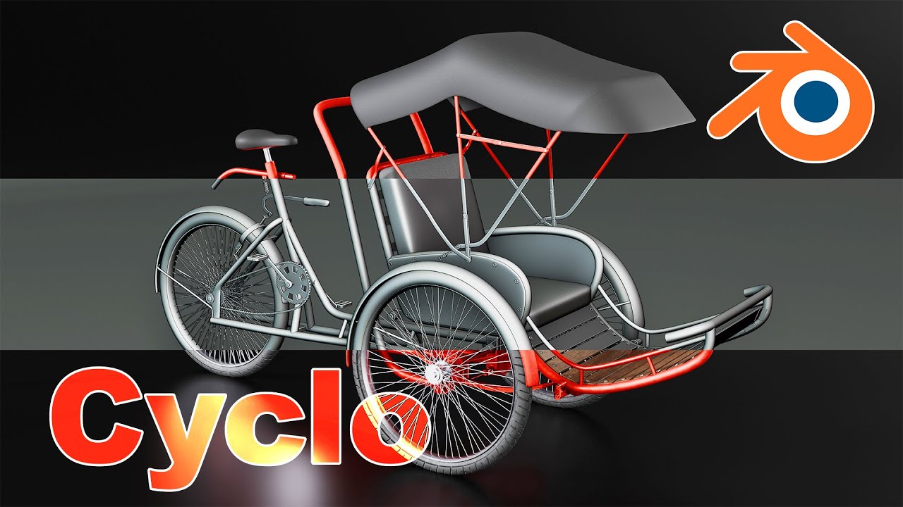 Create a Cyclo in blender | 3D modelling | សុីក្លូ - YouTube