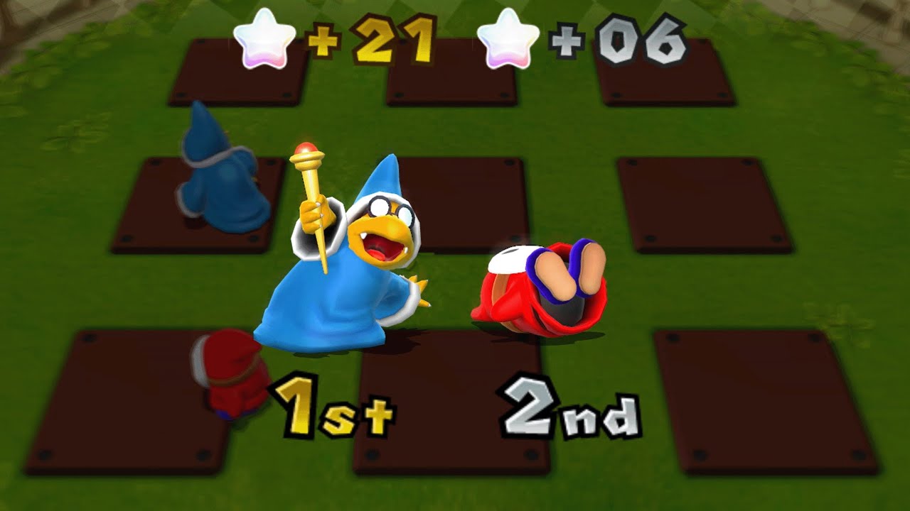 Mario Party 9 - Magikoopa vs Shy Guy - Bowser Station (Master ...