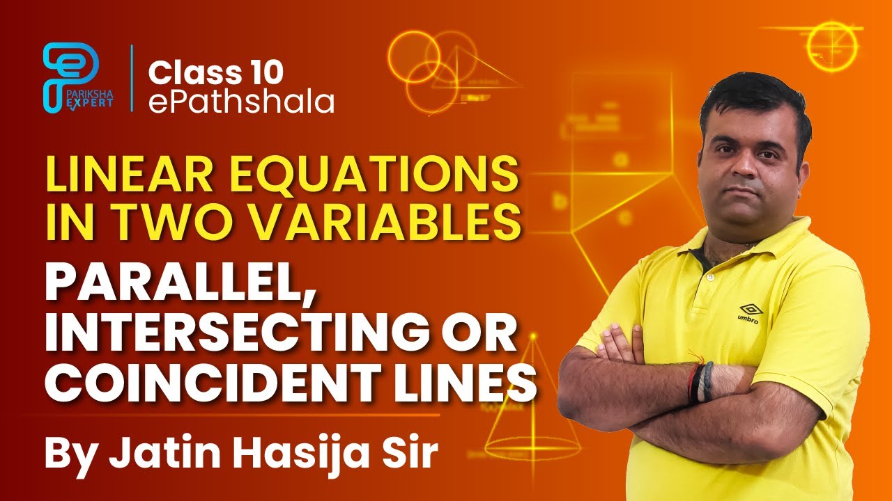 PARALLEL INTERSECTING OR COINCIDENT LINES CLASS 10 CBSE YouTube parallel-intersecting-or-coincident-lines-class-10-cbse-youtube