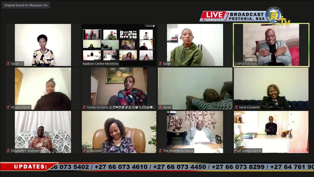 29 OCTOBER 2023 SUNDAY LIVE BROADCAST SERVICE WITH PROF. LESEGO DANIEL AND SONS PART 2 - YouTube