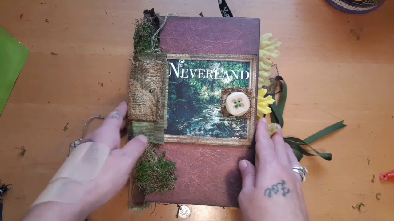 Peter pan, neverland junk journal - YouTube