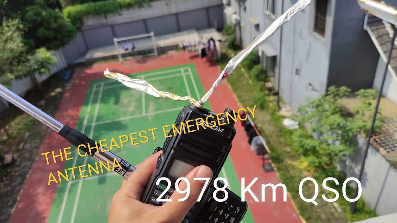 DX QSO on AO-91 Satellite with Cigarette Foil antenna - YD3AMT/1 - YouTube