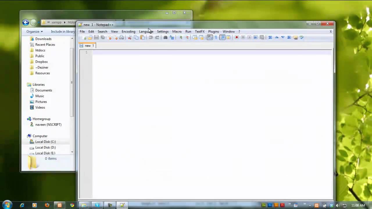 How To Run Php With Xamppweb Server Youtube 9597