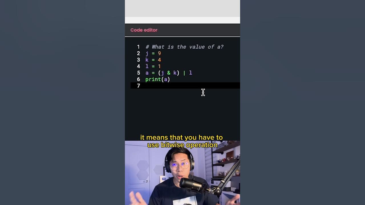 Have You Heard Of Bitwise Operation ð Computerscience Coding Python Stem Apcs Youtube