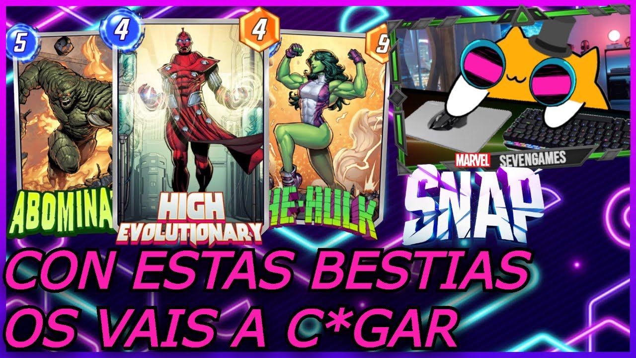 LOS GIGANTES DE LUNELLA / High Evolutionary Deck / Marvel SNAP Gameplay ...
