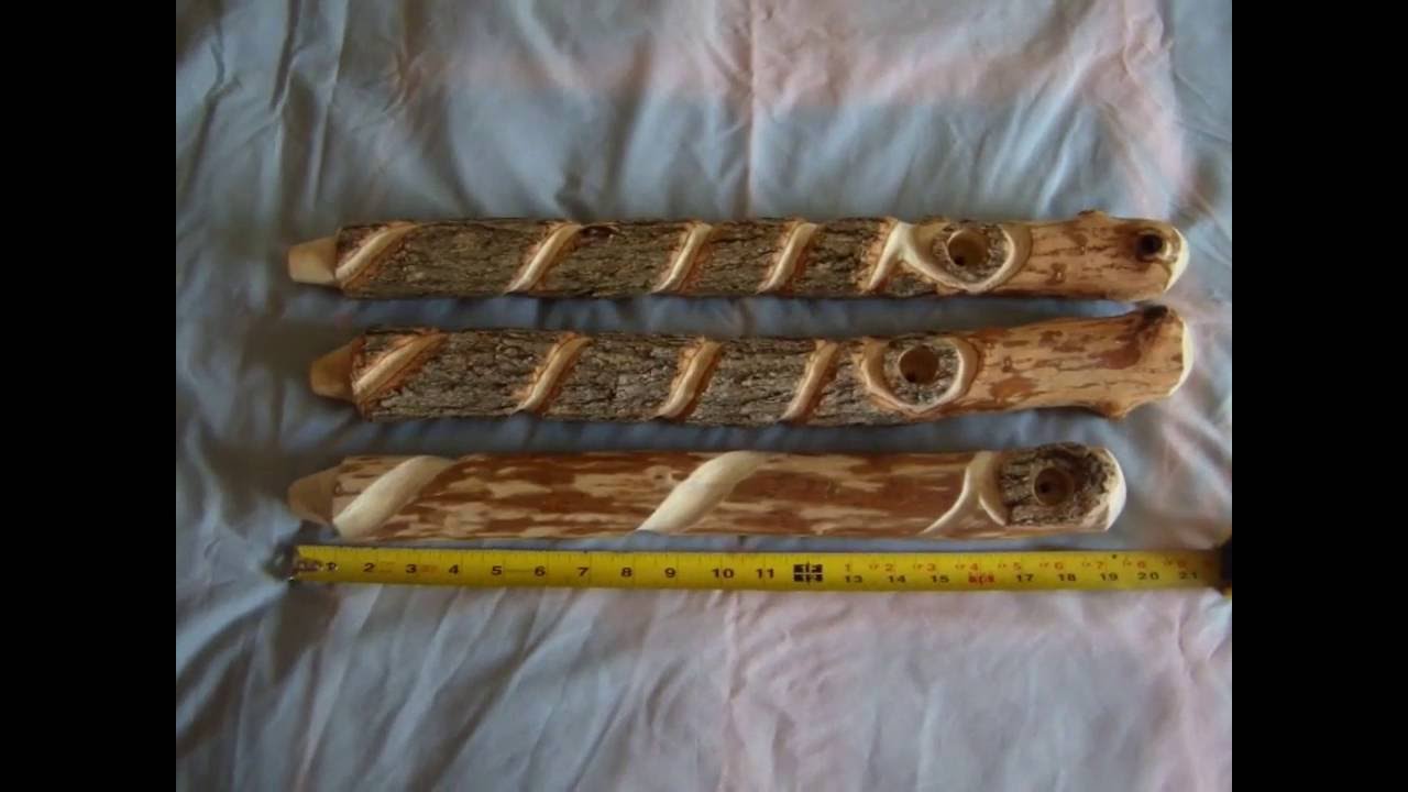 Carving a Long Stem Tobacco Pipe - YouTube