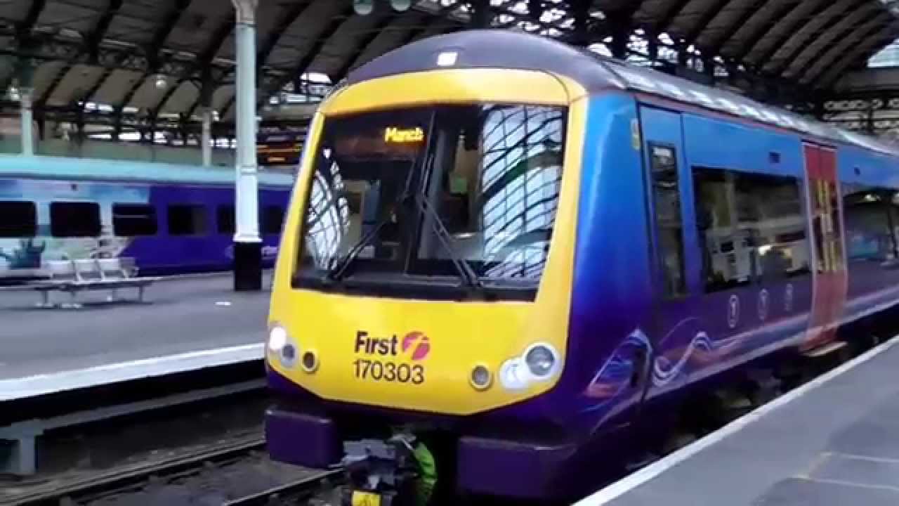 First TransPennine Express Class 170 Departing Hull (22/12/14) - YouTube