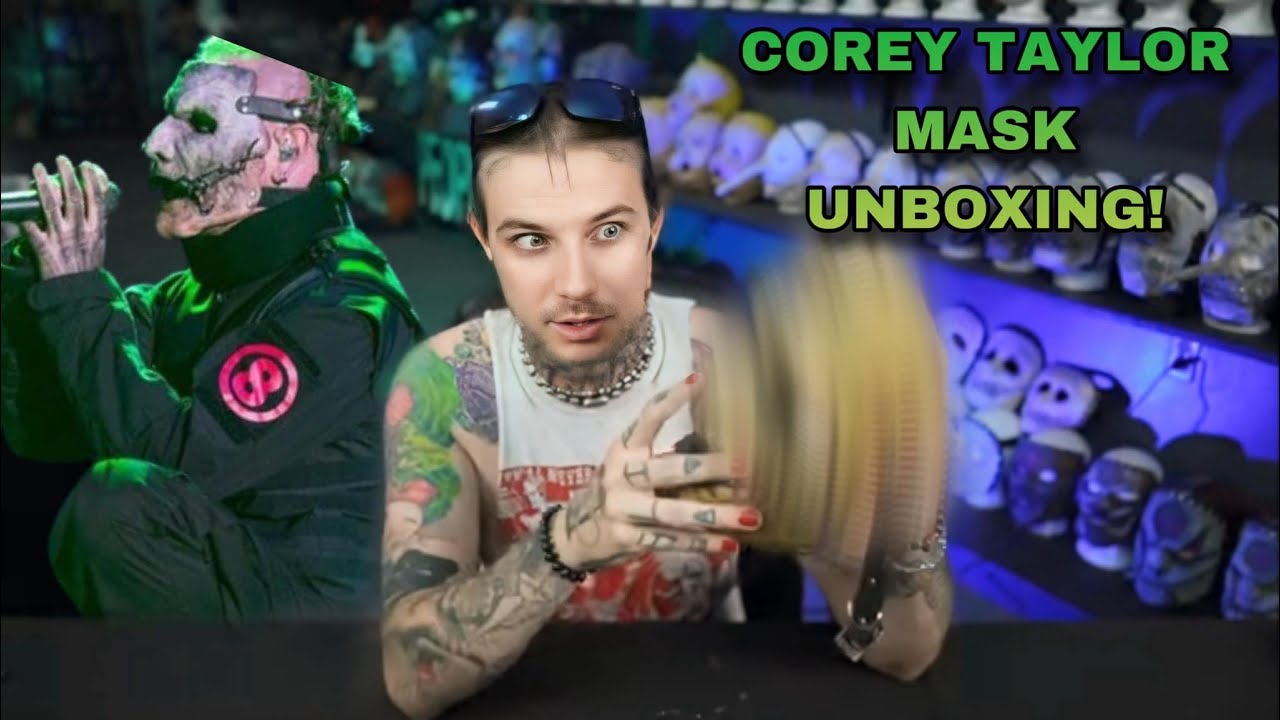 COREY TAYLOR SLIPKNOT MASK UNBOXING! - YouTube
