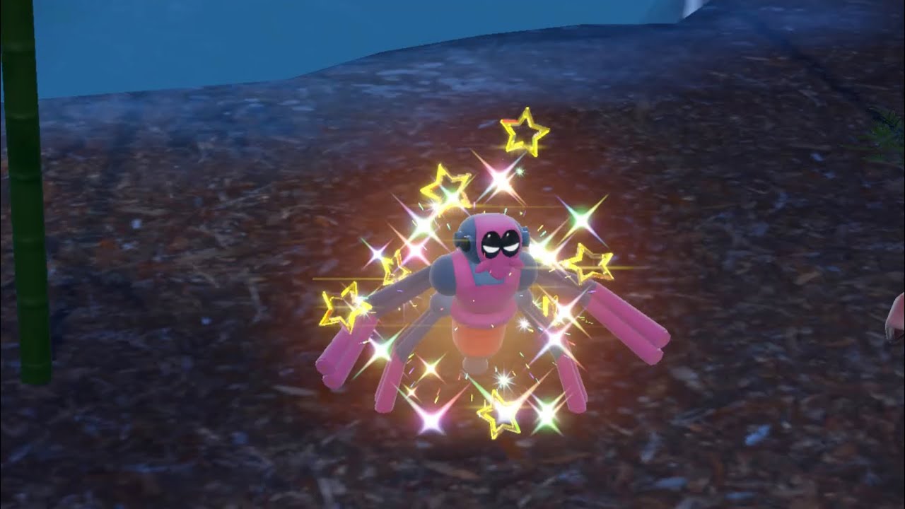 Pokémon Scarlet and Violet Shiny Spidops - YouTube