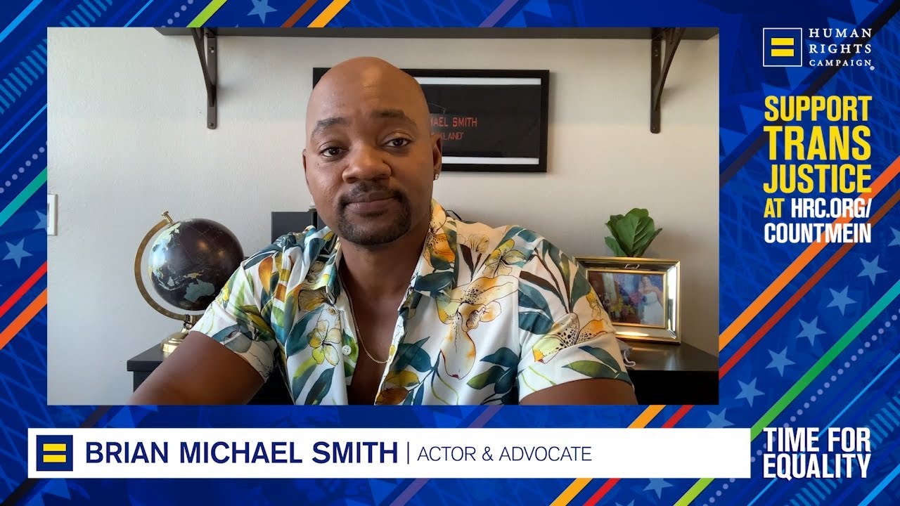 Actor Brian Michael Smith: Time for Equality Live - YouTube