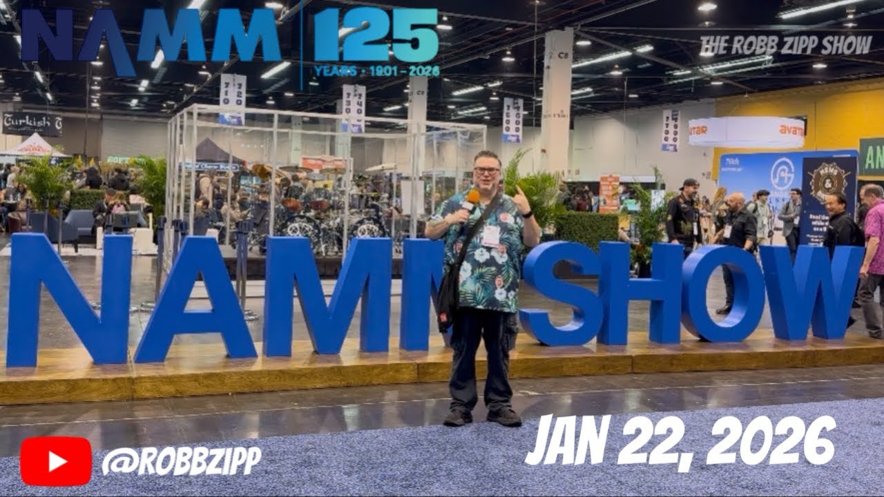 🤘 ROBB ZIPP AT NAMM SHOW 01-22-2026 - YouTube