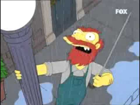 Los Simpsons singing in the rain - YouTube