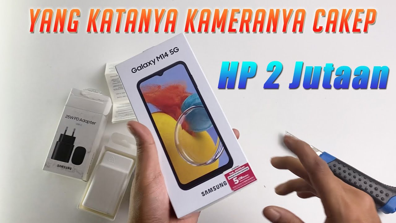 Unboxing Si "Baterai Badak" Samsung Galaxy M14 Indonesia - YouTube