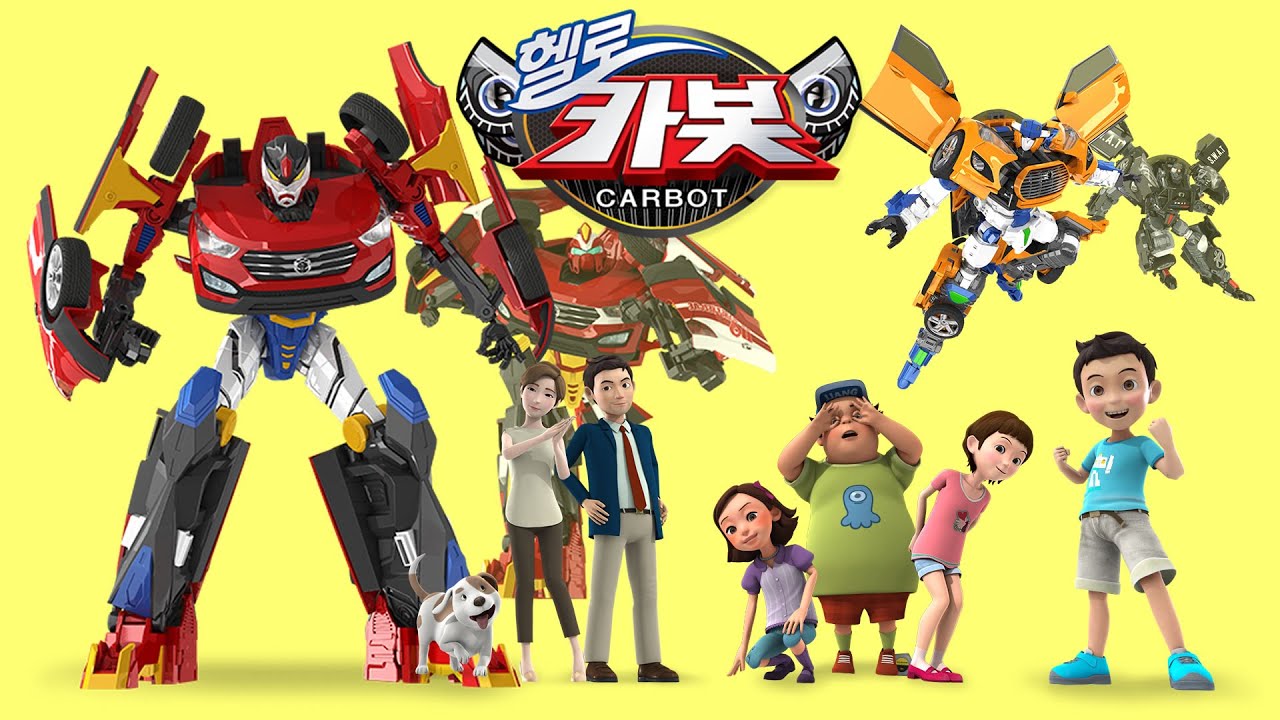 Hello Carbot Character introduction | 헬로카봇 캐릭터 소개 | 咖宝车神人物介绍 | 衝鋒戰士人物介紹 ...