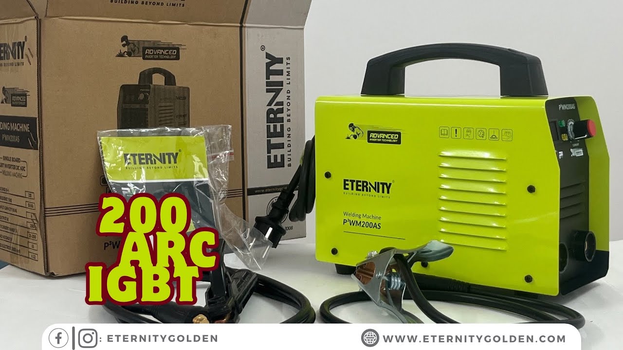 Eternity 200ARC IGBT WELDING MACHINE! - YouTube
