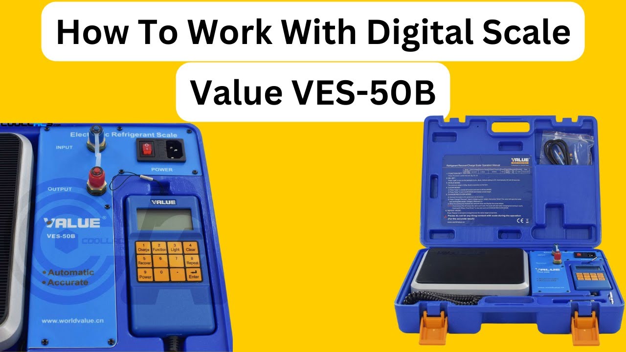 HOW TO WORK WITH DIGITAL SCALE (VALUE VES-50B نحوه کار با ترازو دیجیتال ...