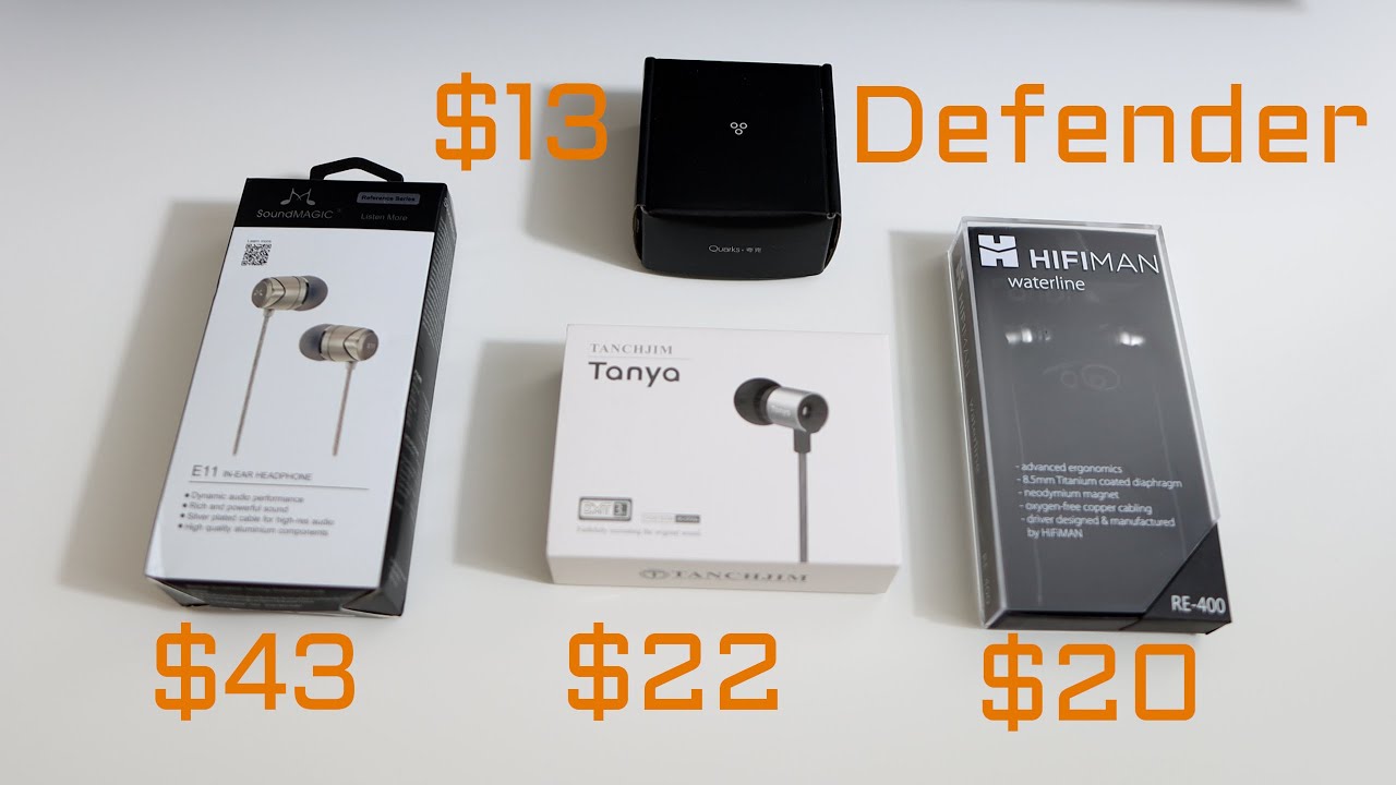 My quest for good budget IEMs (HIFIMAN RE400, TANCHJIM Tanya ...
