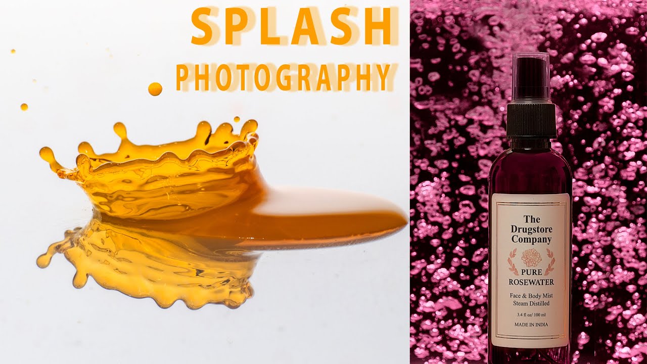 Splash Photography For Products DIY Studio Lighting Setup - Speedlight ...