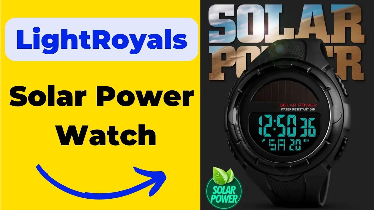 Watches | Best Solar Powered Watches | Best Watches For Men - YouTube