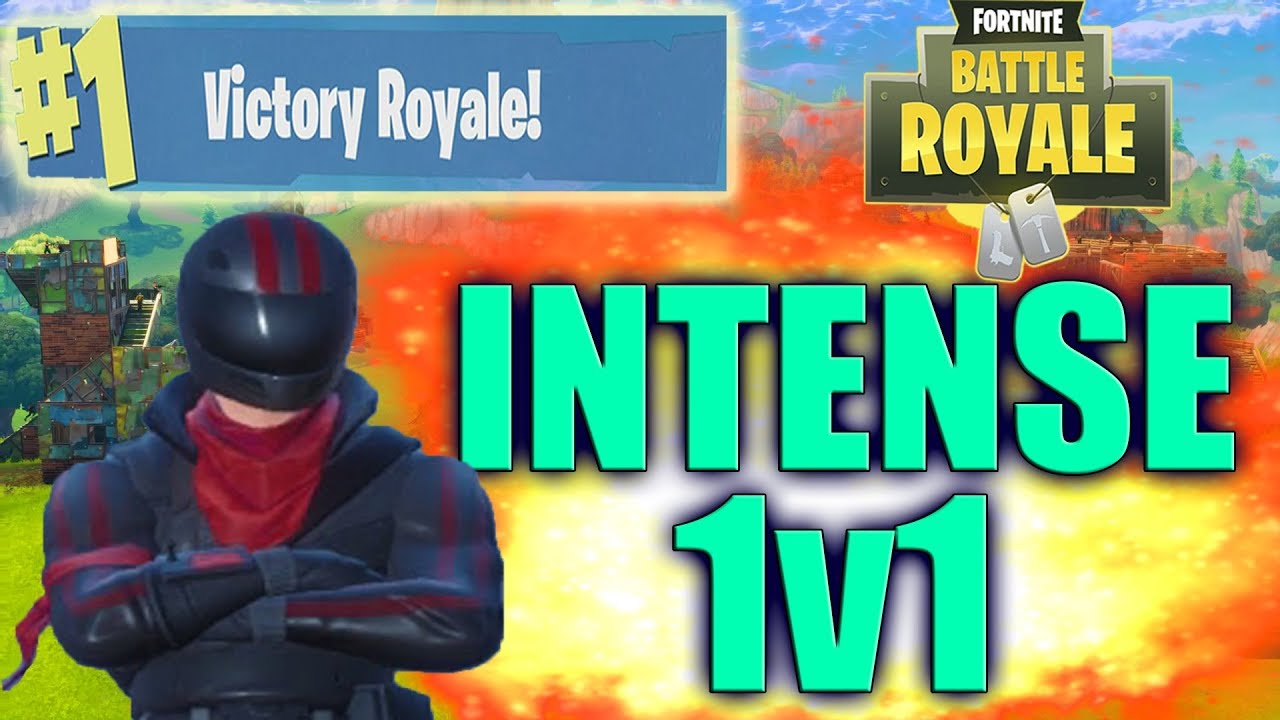 SUPER INTENSE 1v1 BATTLE! - Fortnite Battle Royale - YouTube