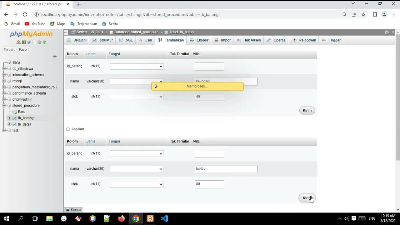 Tugas Stored Procedure | Basis Data | Liza Nur Haliza - YouTube