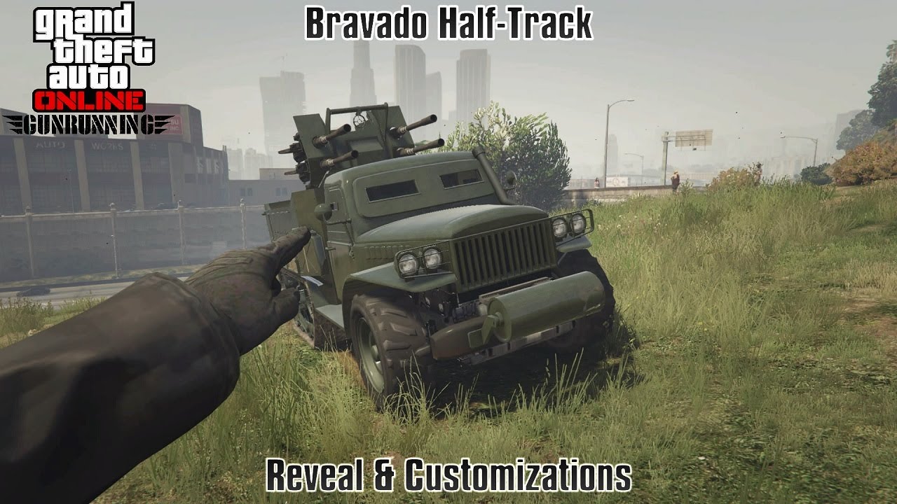 GTA Online: Bravado Half-Track Reveal & Customizations - YouTube
