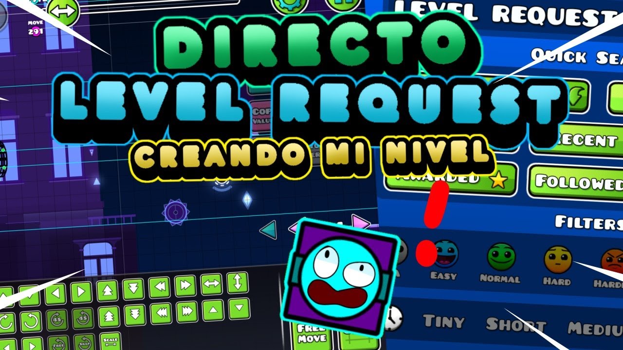 FINISH MY PART ON GEOMETRY DASH (Level Request ON) Waltertheboss - YouTube