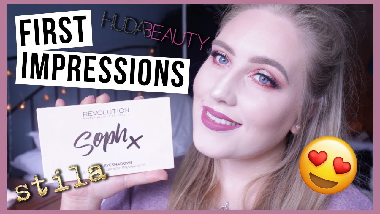 FIRST IMPRESSIONS SOPHDOESNAILS X MAKEUP REVOLUTION - YouTube