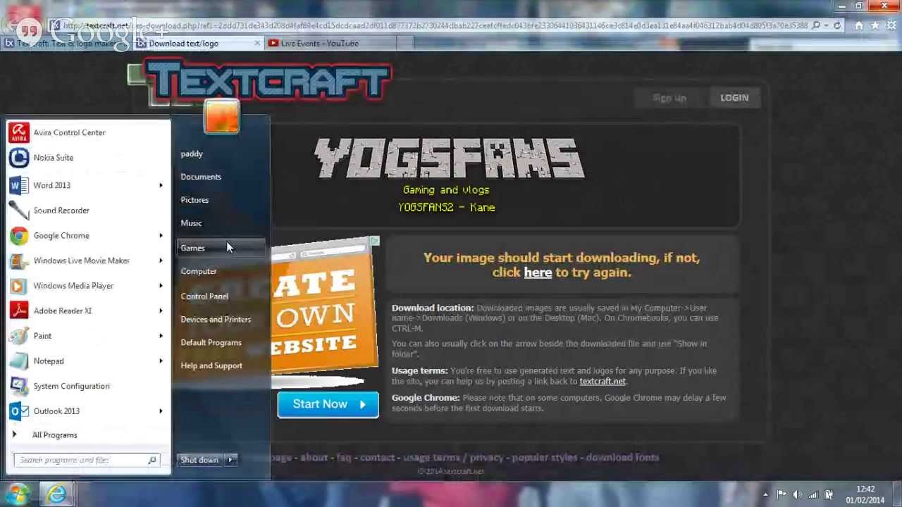 Textcraft - YouTube
