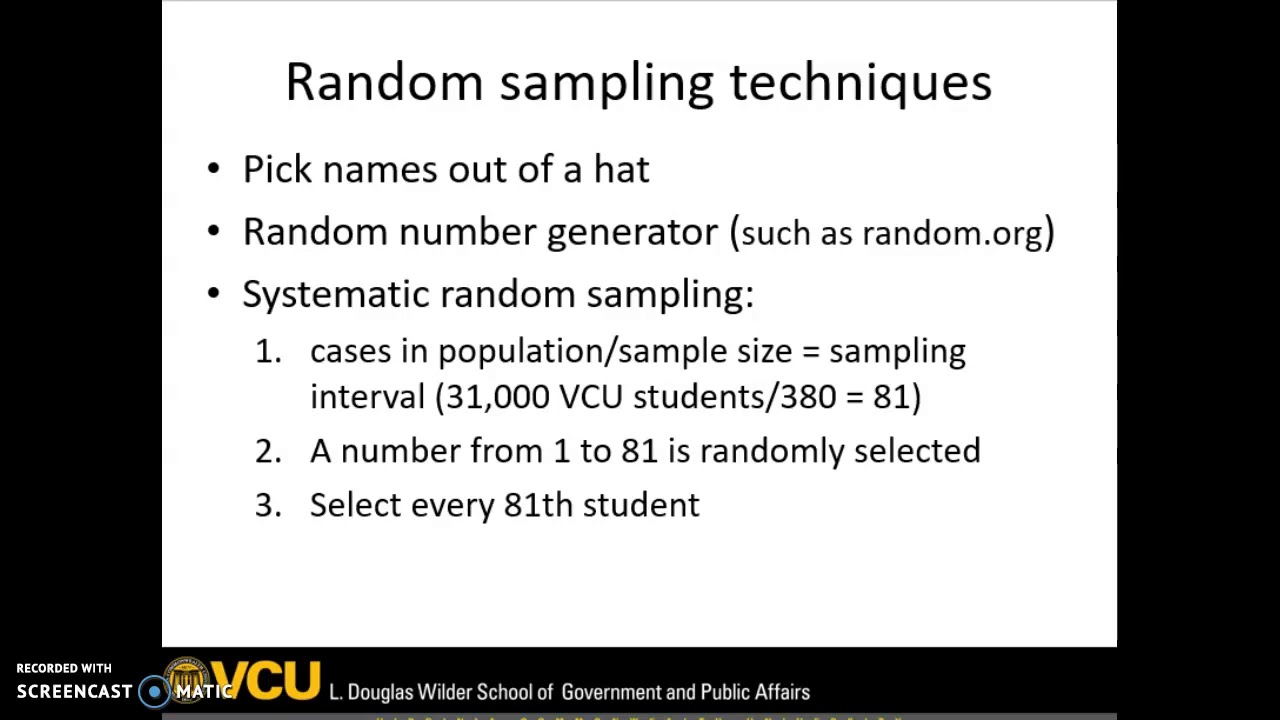 Sampling & Generalizability - YouTube