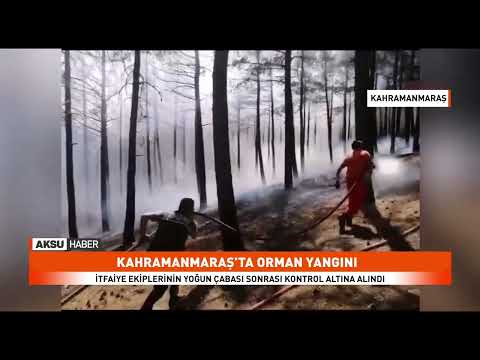 Kahramanmaraş’ta Orman Yangını