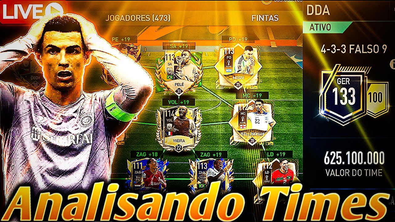 🔴LIVE FIFA MOBILE - ANALISANDO TIMES NO FIFA MOBILE 2023 - YouTube
