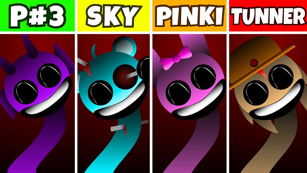Incredibox Sprunki: Phase 3 But Everyone Is Sky VS Pinki VS Tunner ...