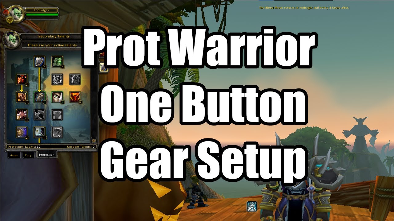 Phase 5 Prot Warrior One Button Macros Gear Setup and Weakauras - YouTube