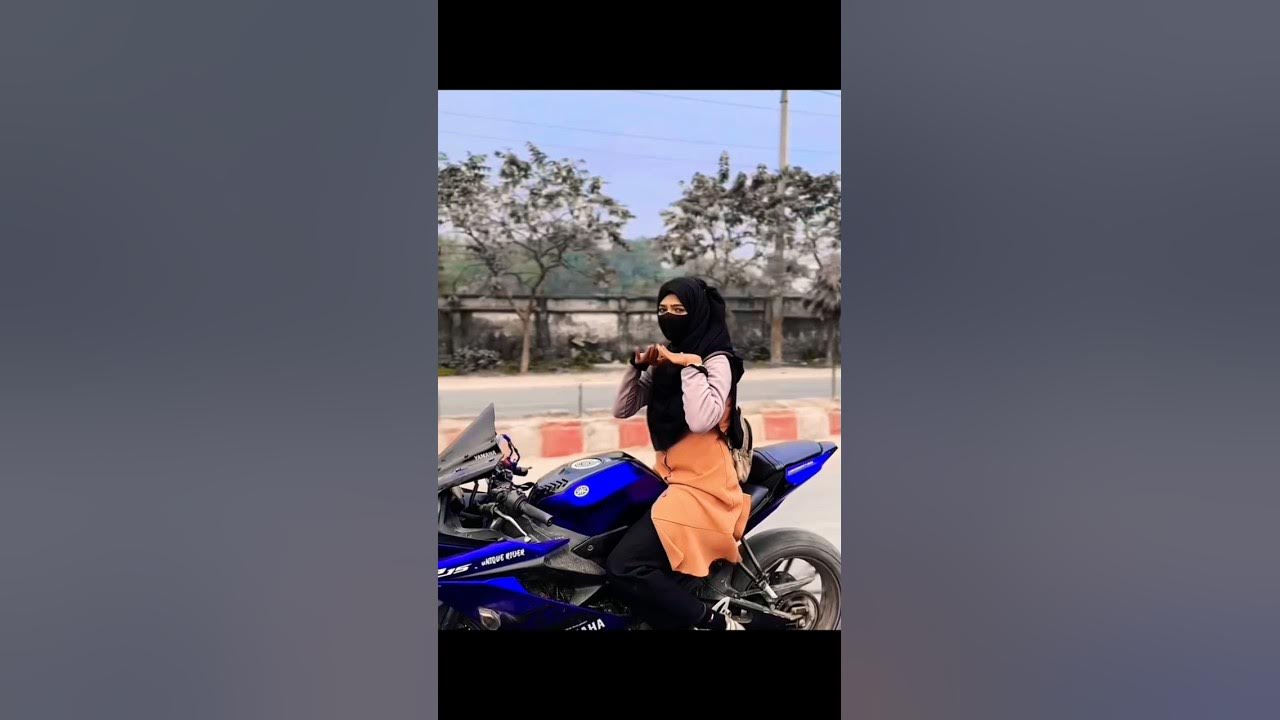 Lady biker in Bangladesh | Biker girl BD | Lady bike rider | #youtubeshorts #shorts # ...