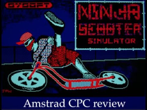 Review: Ninja Scooter Simulator (Amstrad CPC) - YouTube
