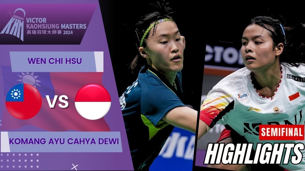 Wen Chi Hsu (TPE) vs Komang Ayu Cahya Dewi (INA) - SF | VICTOR Kaohsiung Masters 2024 - YouTube