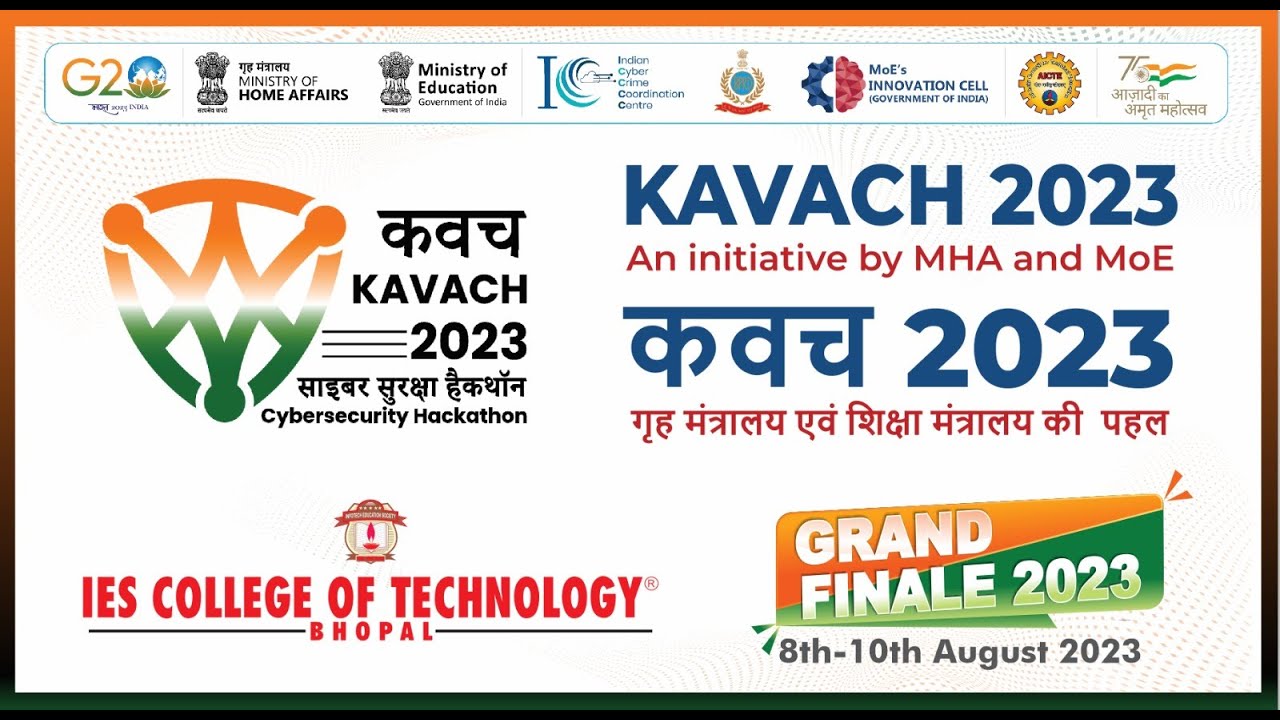 KAVACH 2023 CYBER SECURITY HACKATHON - YouTube