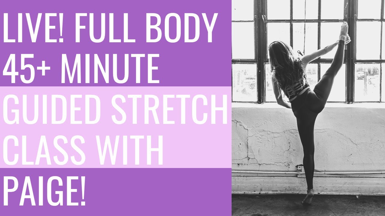 LENGTHEN: Guided STRETCH Class with Paige - YouTube