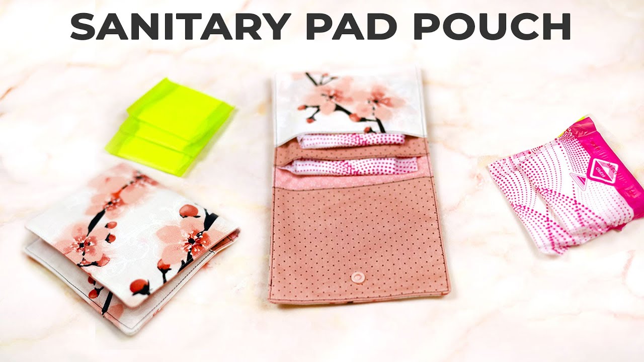 DIY Sanitary Pads Pouch in 7 minutes - YouTube
