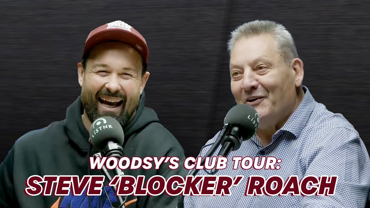 Woodsy's Club Tour | Aaron Woods & Steve 'Blocker' Roach | Footy Talk League - YouTube