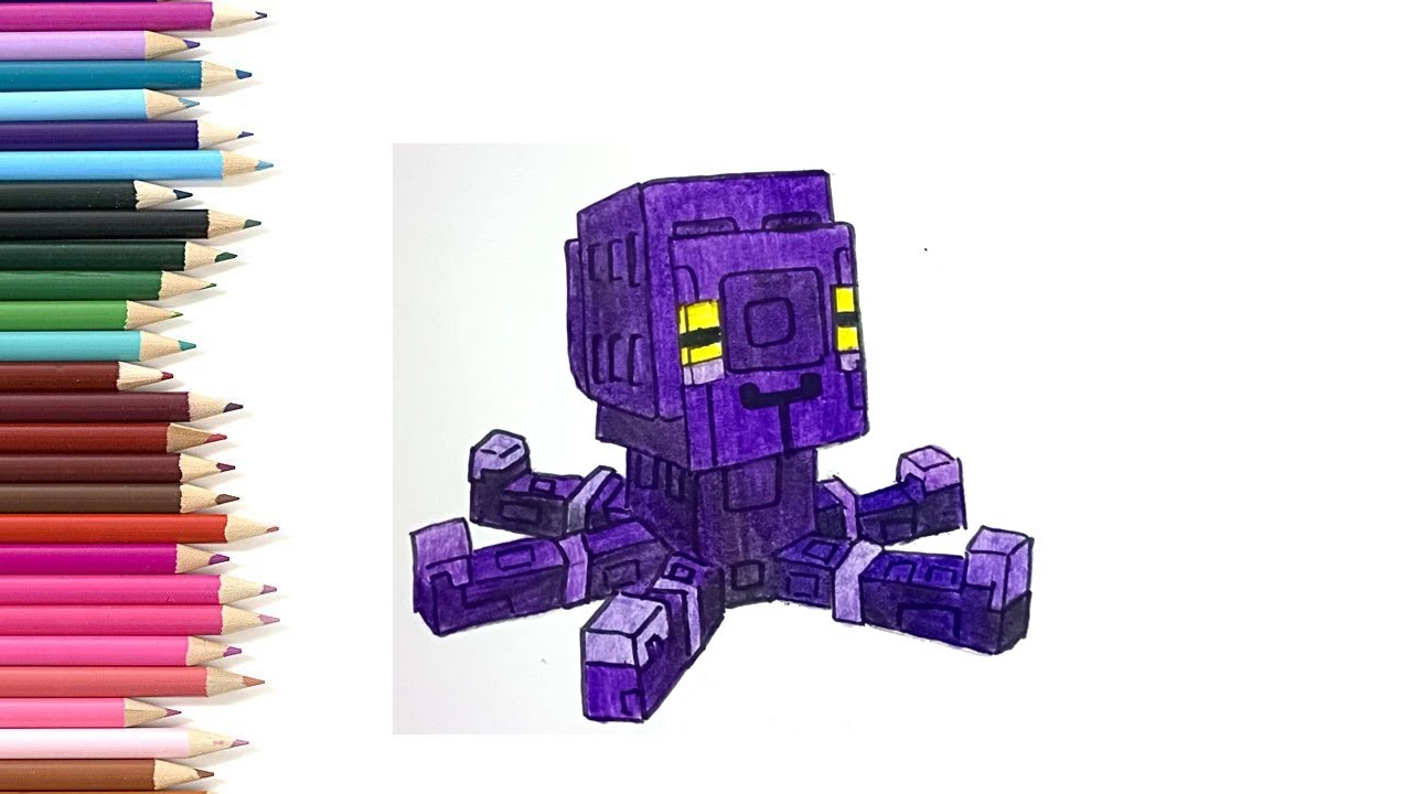 How to Draw Mimic Octopus from Grow a Garden Roblox | Step-by-Step Drawing Tutorial - YouTube