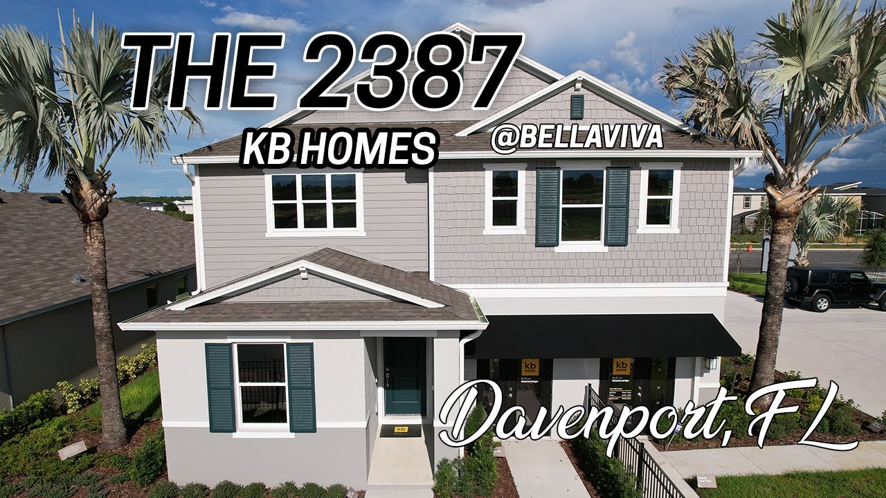 Davenport, FL | KB Homes | 2387 Floor Plan | 2,387 sq ft | Bellaviva # ...