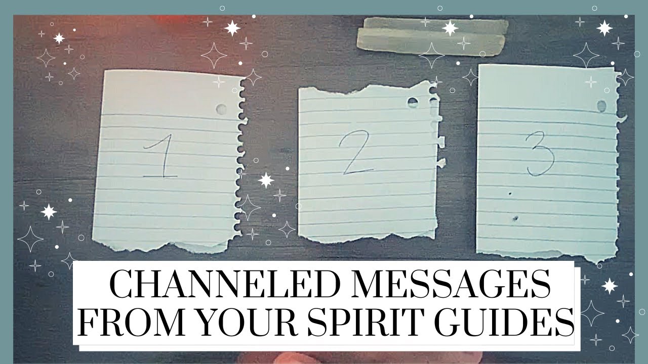 Channeled Messages from Your Spirit Guides - Pick a Card - Message You ...