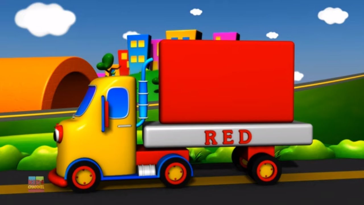 Colors Truck | Learning Videos for Children | Cartoons for Babies - YouTube