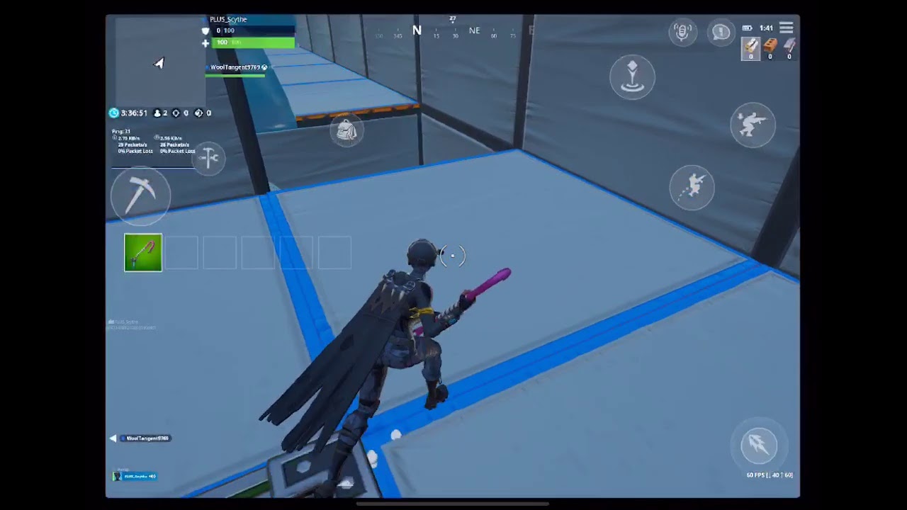 Practicing speed runs on mobile fortnite - YouTube