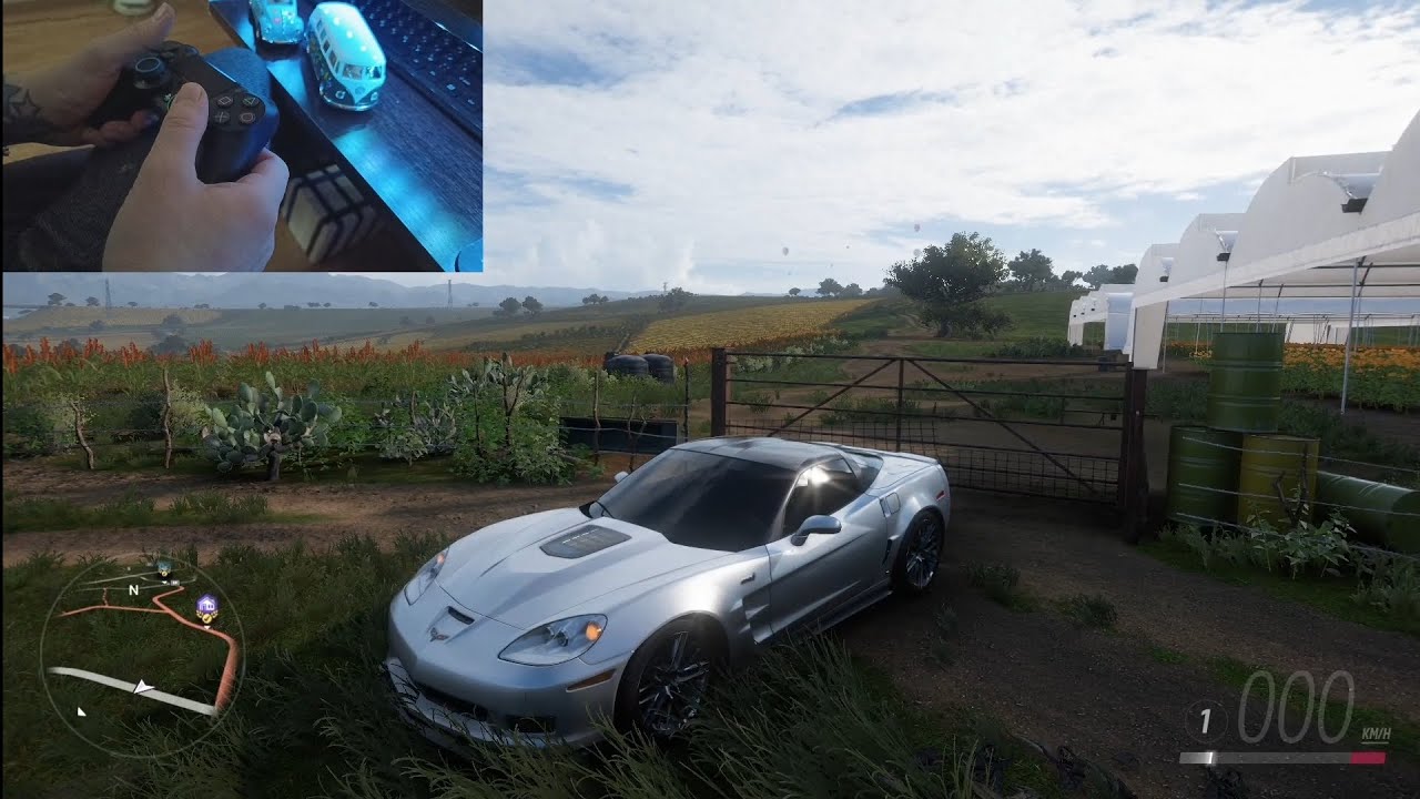 CHEVROLET CORVETTE ZR1!! FORZA HORIZON 5!! GAMEPAD SONY DUALSHOCK 4 V ...